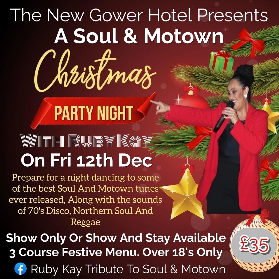 12/12/2025 - A Soul and Motown Christmas Party with Ruby Kay